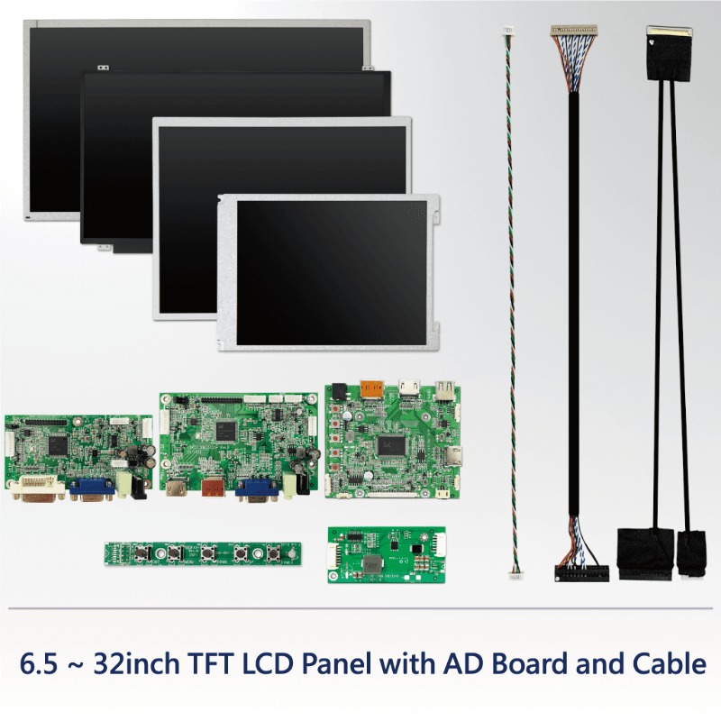 27 DISPLAY KITS-液晶面板+驅動板(全套套件)-台亞光電